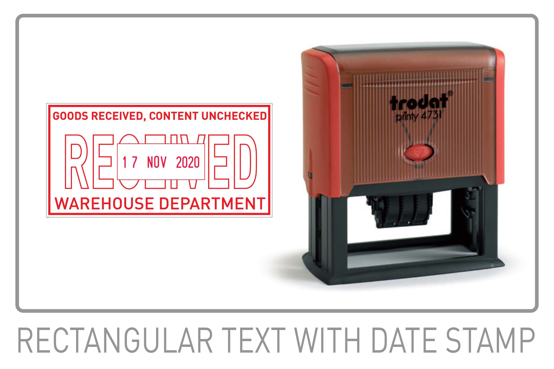 Custom Self Inking Stamps Singapore | Trodat Rubber Stamps