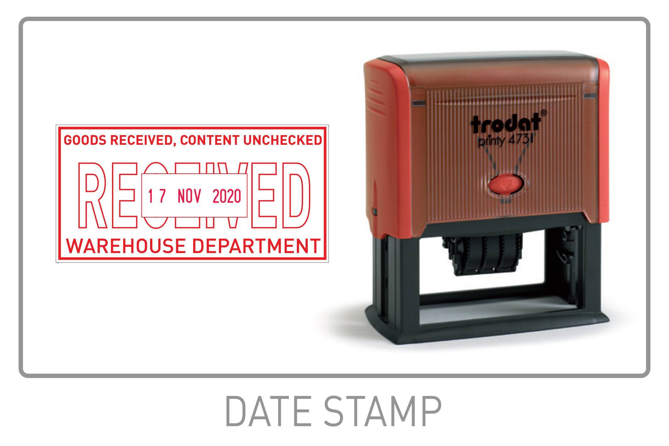 Custom Self Inking Stamps Singapore | Trodat Rubber Stamps
