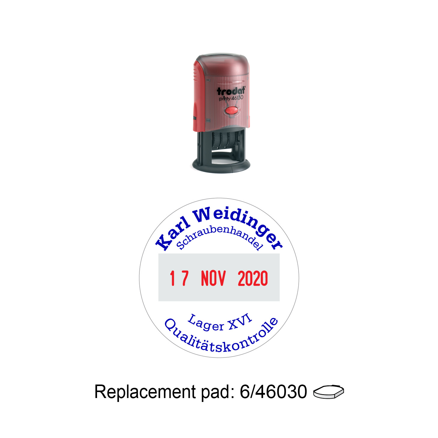Trodat 46130 Self Inking Stamps|Rubberstamps Online Singapore