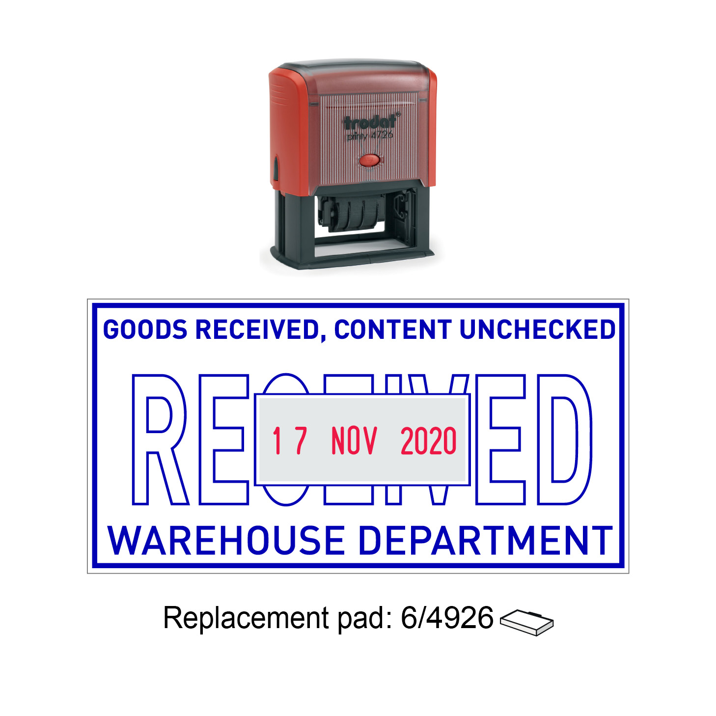 Trodat 4726 Self Inking Stamps|Rubberstamps Online Singapore