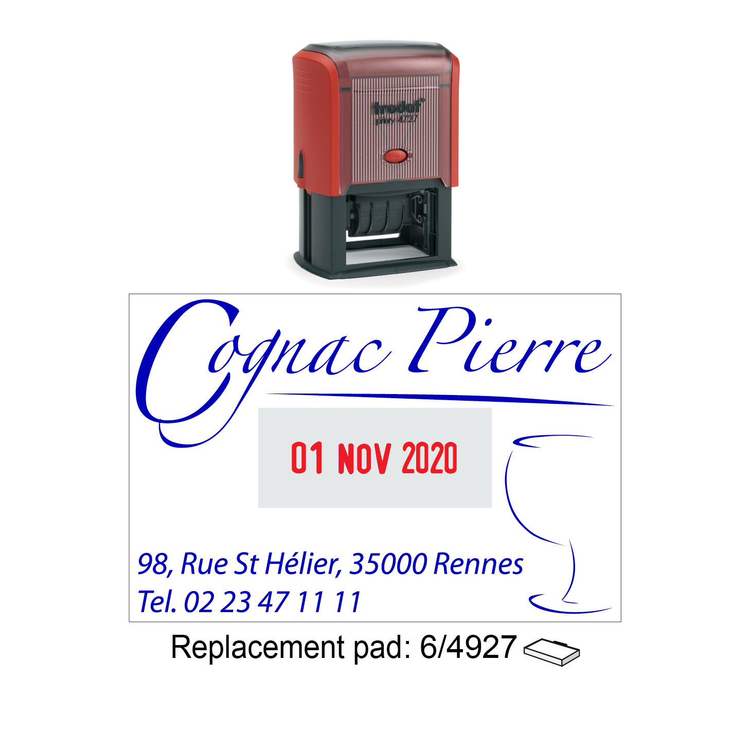 Trodat 4727 Self Inking Stamps|Rubberstamps Online Singapore