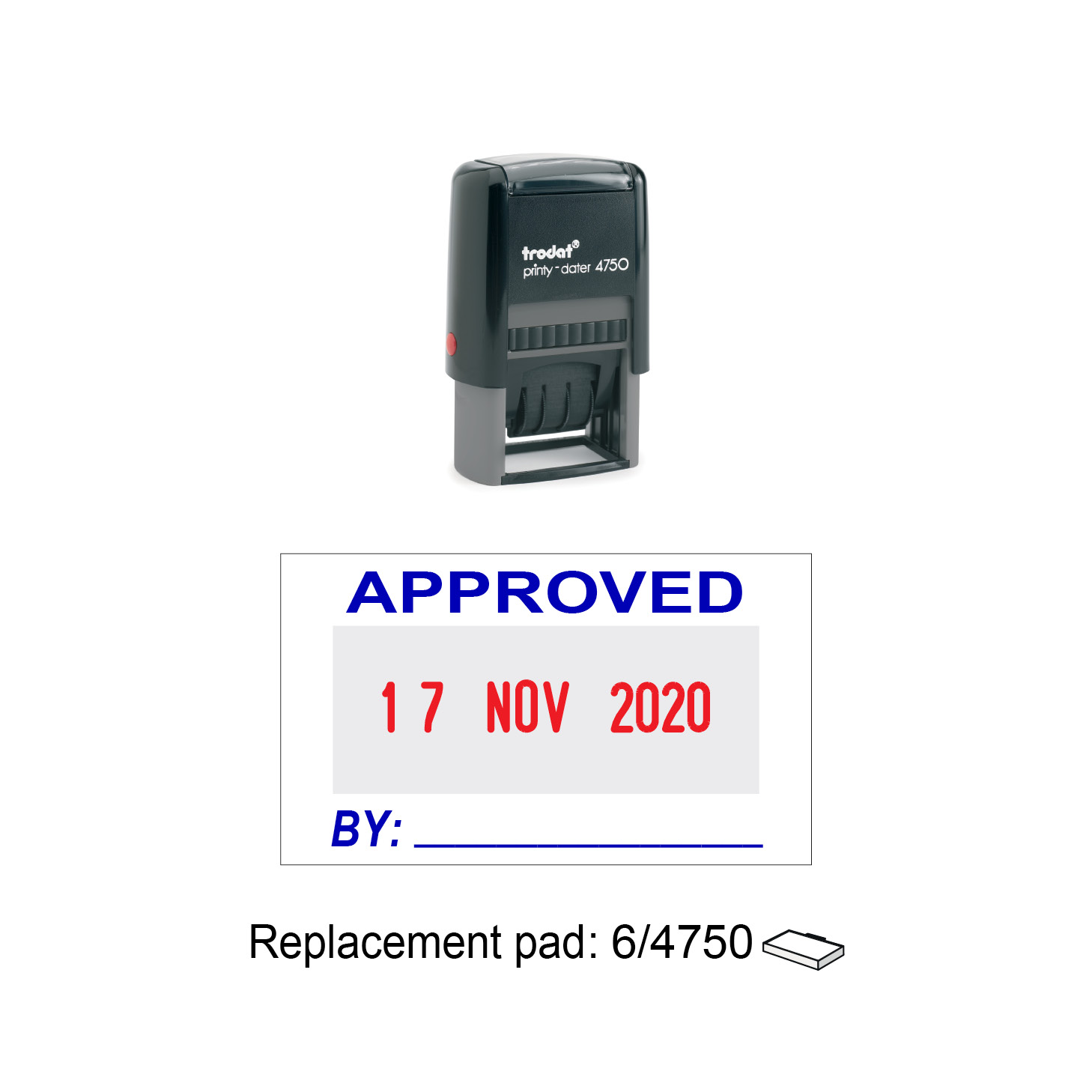 Trodat 4750 Self Inking Stamps|Rubberstamps Online Singapore
