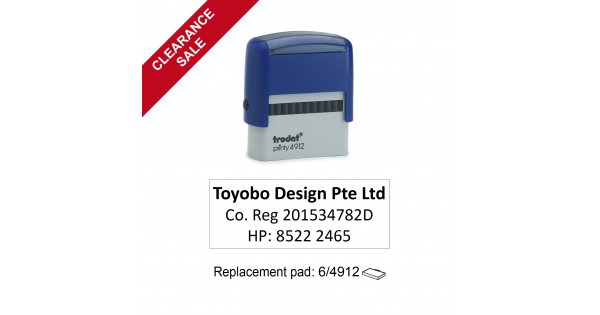 Trodat 4912/P2 Self Inking Stamps|Rubberstamps Online Singapore