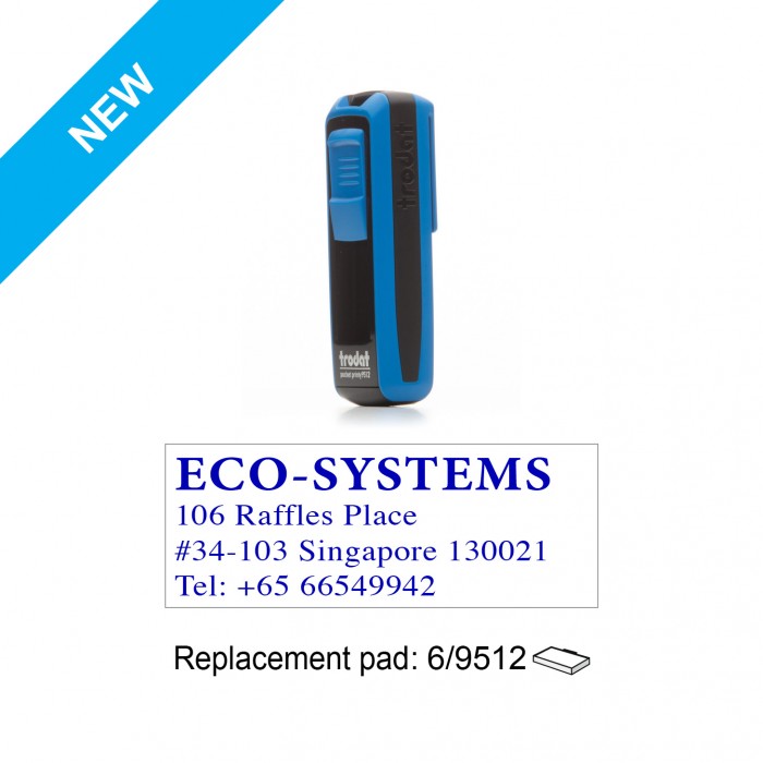 Trodat Pocket 9512 Self Inking Stamp 47x18mm|Rubberstamps Online Singapore