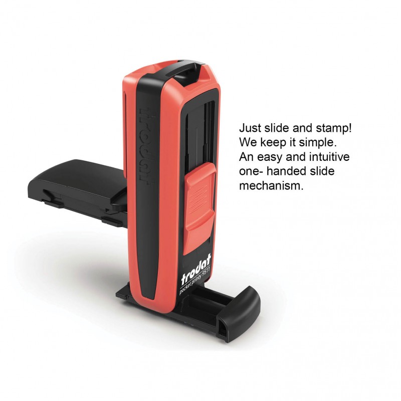 Trodat Pocket 9511 Self Inking Stamp 38x14mm|Rubberstamps Online Singapore
