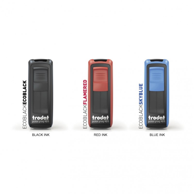 Trodat Pocket 9511 Self Inking Stamp 38x14mm|Rubberstamps Online Singapore