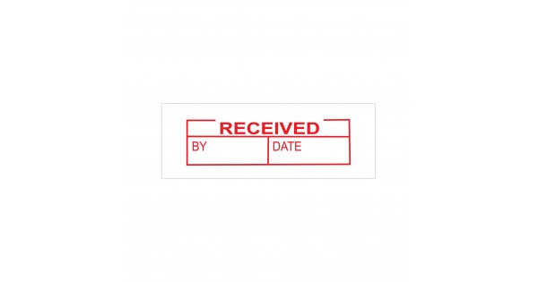 Received Date Stock Stamp 4911/104 38x14mm | Rubber Stamps Online Singapore