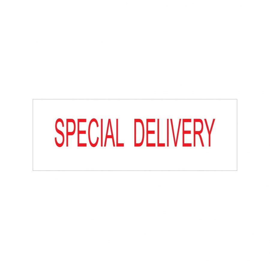 Special Delivery Stock Stamp 4911/107 38x14mm | Rubber Stamps Online ...