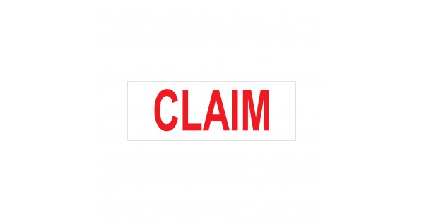 Claim Stock Stamp 4911/112 38x14mm | Rubber Stamps Online Singapore