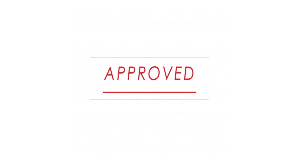 Approved Stock Stamp 4911/113 38x14mm | Rubber Stamps Online Singapore
