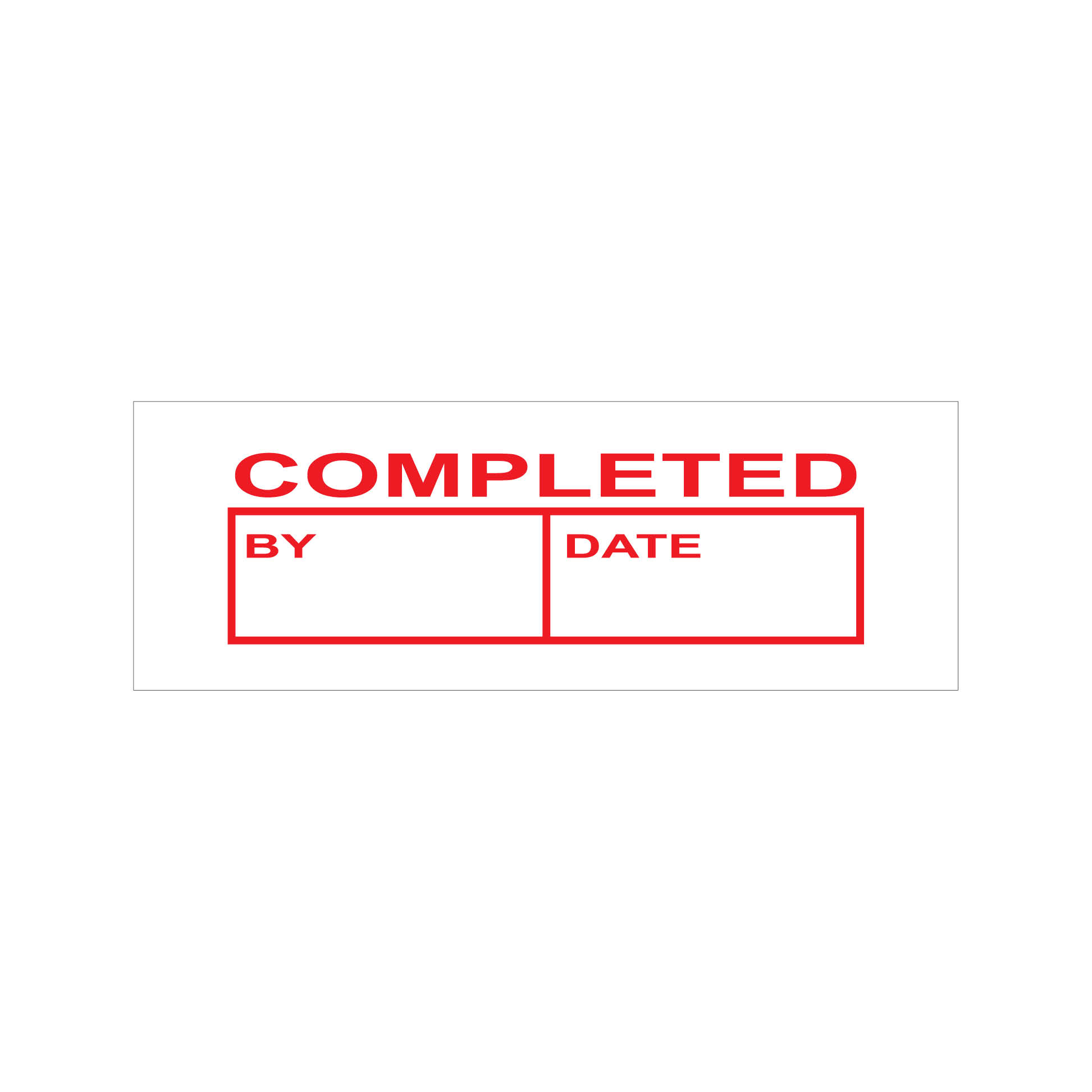 Completed Stock Stamp 4911/117 38x14mm | | Rubber Stamps Online Singapore