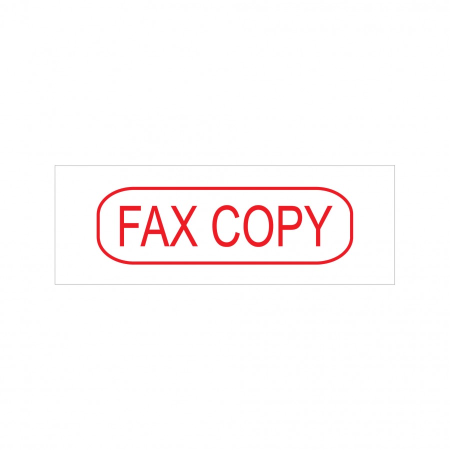Fax Copy Stock Stamp 4911/138 38x14mm | Rubber Stamps Online Singapore