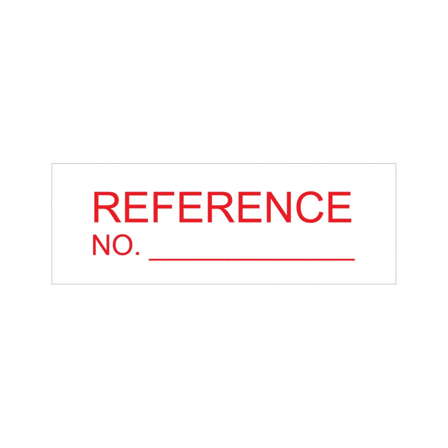 Reference Number Stock Stamp 4911/155 38x14mm | Rubber Stamps Online ...