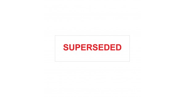 Superseded Stock Stamp 4911/158 38x14mm | Rubber Stamps Online Singapore