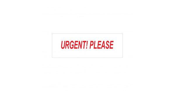 Urgent Please Stock Stamp 4911/163 38x14mm | Rubber Stamps Online Singapore