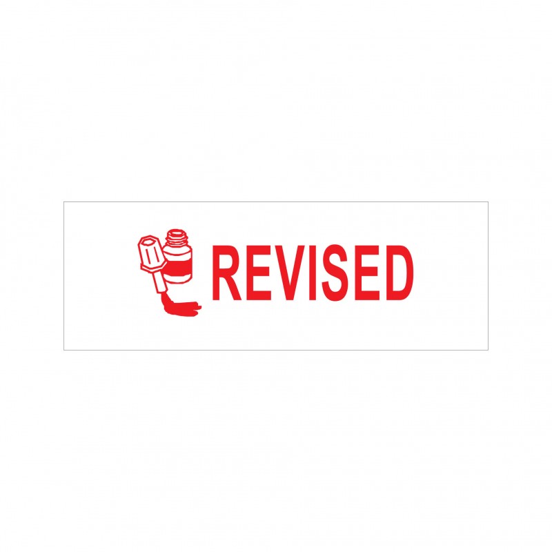 Revised Stock Stamp 4911/178 38x14mm | Rubber Stamps Online Singapore