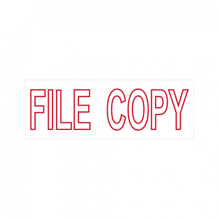 File Copy Stock Stamp 4911/27| RubberStamps Online Singapore