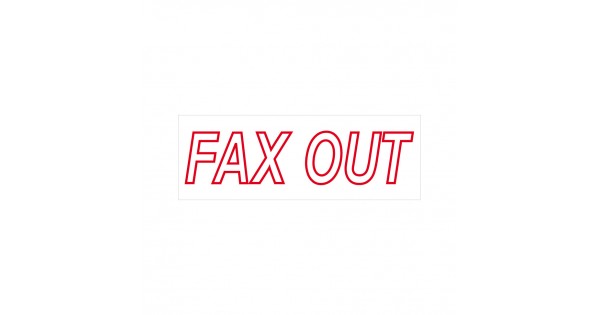 Fax Out Stock Stamp 4911/37 | RubberStamps Online Singapore