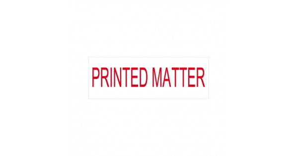 Printed Matter Stock Stamp 4911/46 | RubberStamps Online Singapore