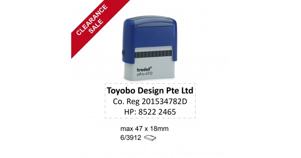 Trodat 4912/P2 Self Inking Stamps|Rubberstamps Online Singapore