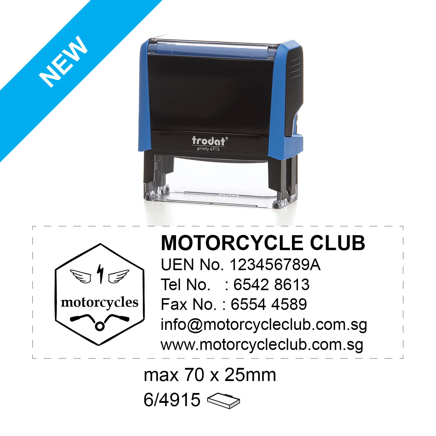 Trodat 4915 Self Inking Stamps|Rubberstamps Online Singapore
